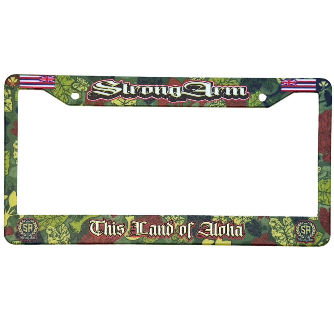 License Plate Frames – Strongarm Hawaiians