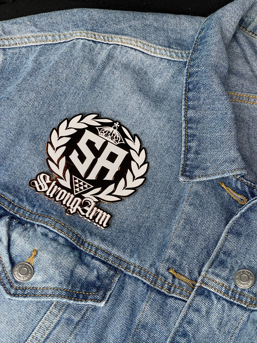 StrongArm Gold Enamel Pin – Strong Arm Unlimited